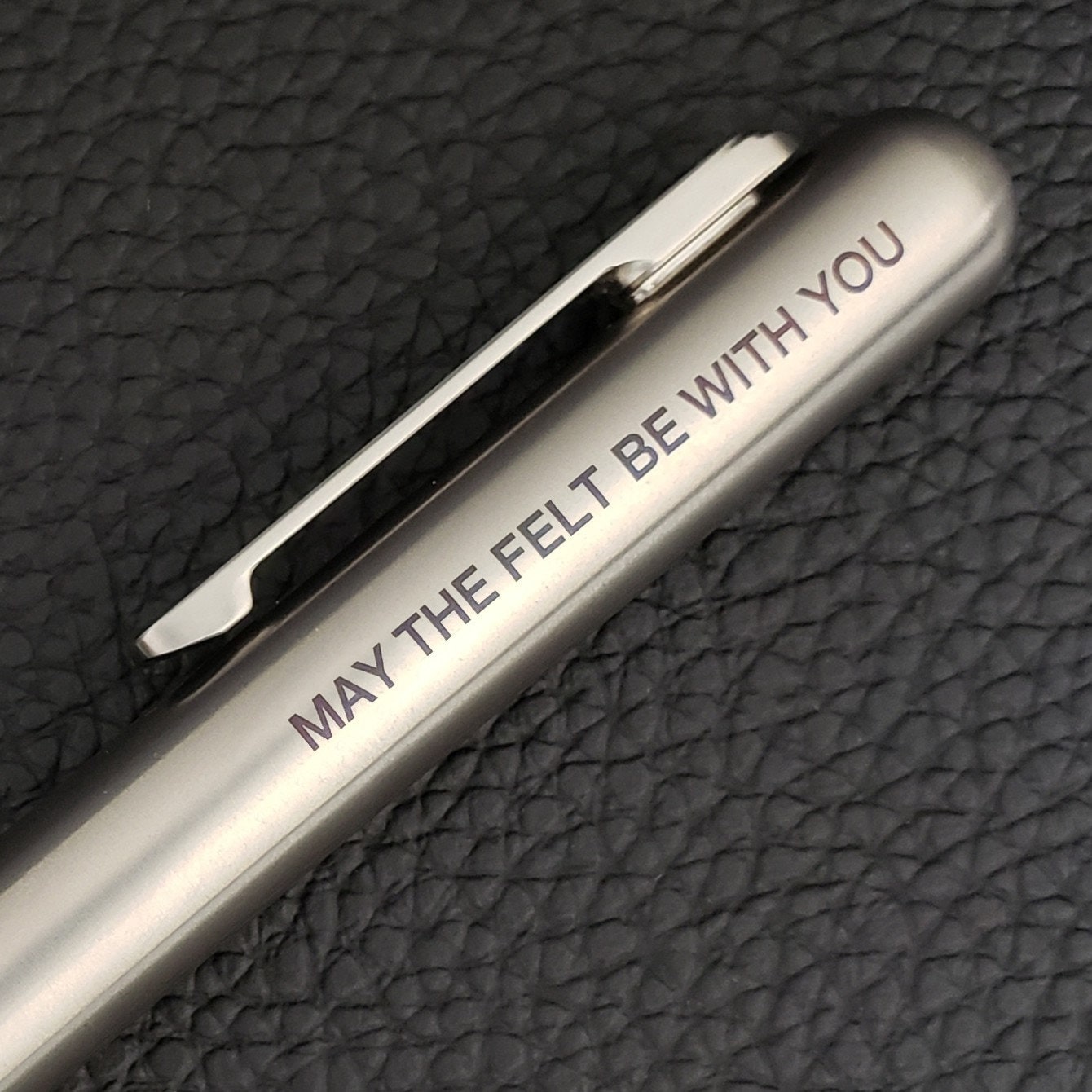 MARKSMITH® TITANIUM Bolt Action Permanent Marker With Custom Engraving ...