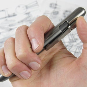 MARKSMITH® TITANIUM Bolt Action Permanent Marker With Custom Engraving ...
