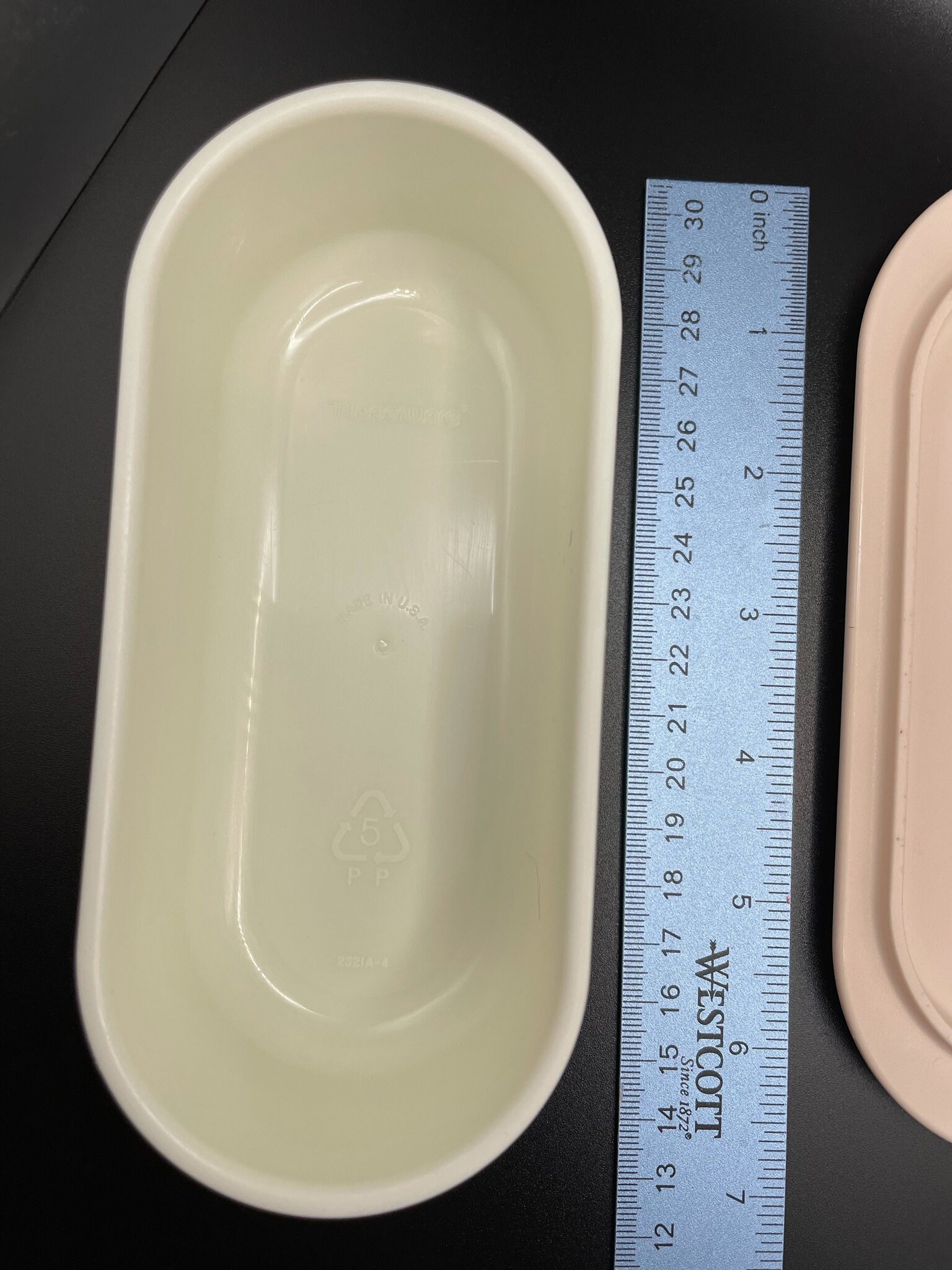 Vintage Tupperware Ivory/rose Butter Dish 2320A - Etsy