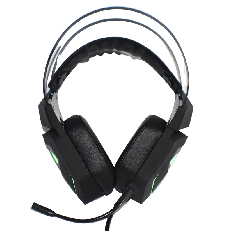Green Raptor Gaming Headset-led Gaming Headset-50mm Driver Unit-dino 7. ...