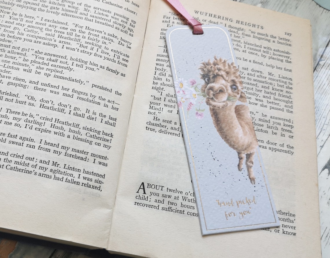 Wrendale Bookmarks 6 Animal Designs Gold Foil and Ribbon - Etsy UK