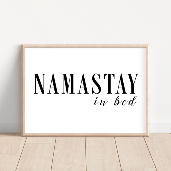 Namastay in Bed - Etsy