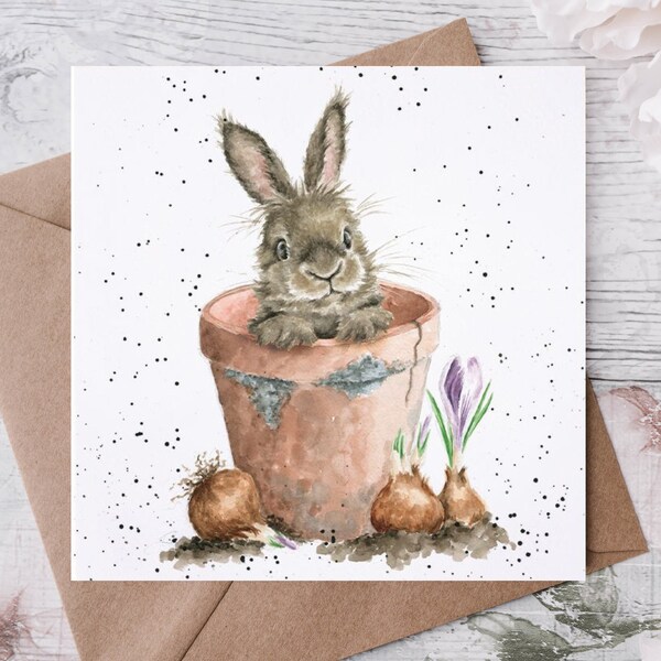 Flower Pot Card - Etsy
