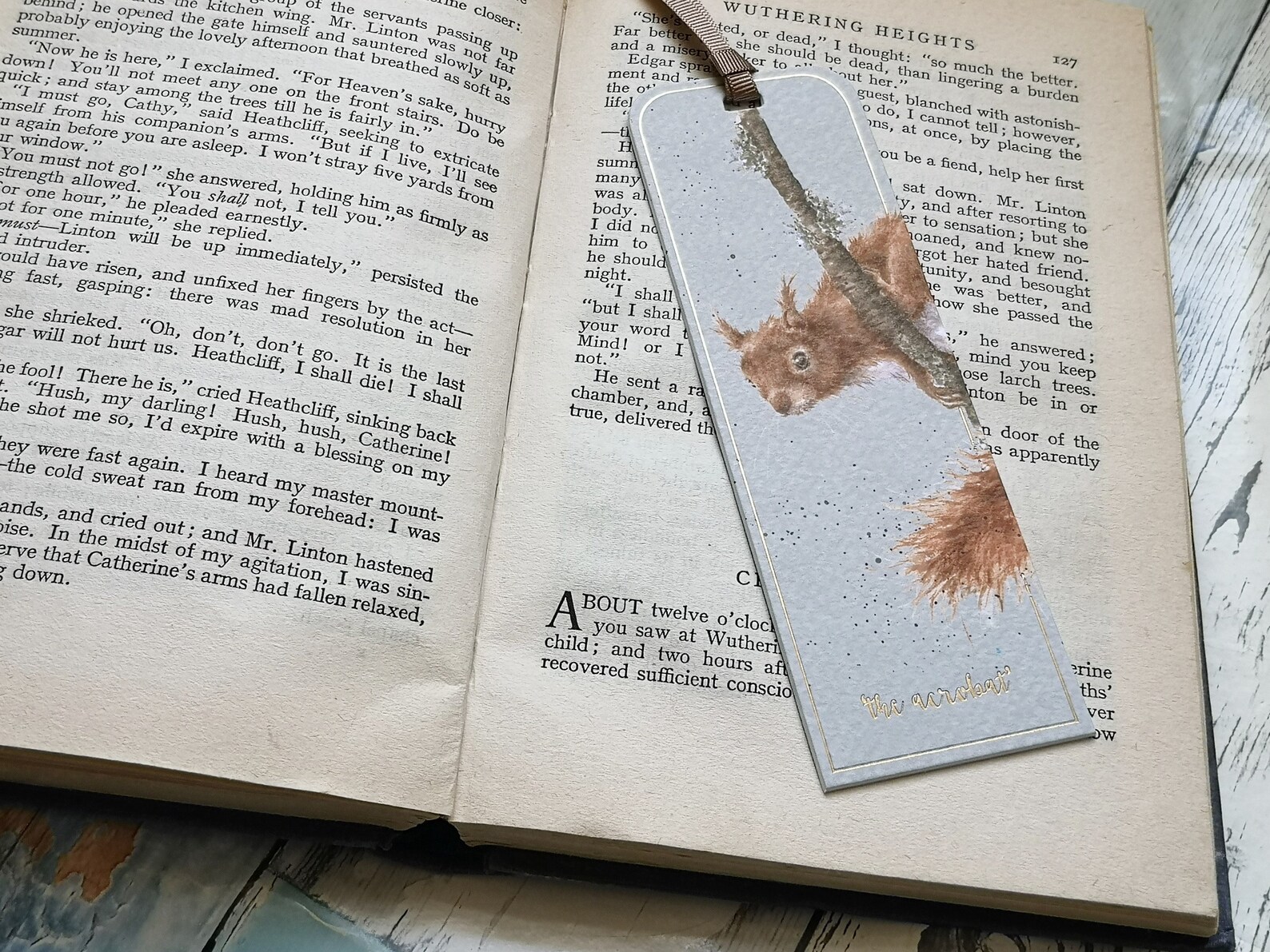 Wrendale Bookmarks 6 Animal Designs Gold Foil and Ribbon - Etsy UK
