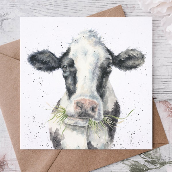 Cow Greeting Card - Etsy