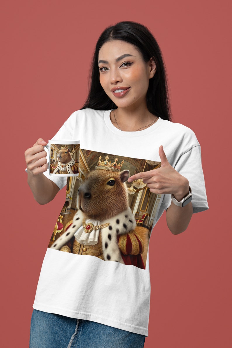 King Capybara #king #capybara #glamour - Etsy