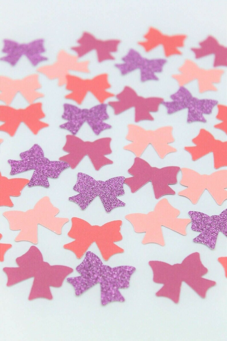 Pink Bows for Card Making Pack of 50 Card Embellishments - Etsy