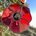 Stained Glass Poppy Suncatcher … Remembrance Poppy - Etsy UK