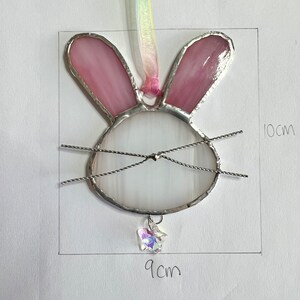 Stained Glass Easter Bunny Head - Etsy