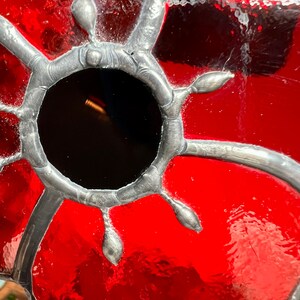 Stained Glass Poppy Suncatcher … Remembrance Poppy - Etsy UK