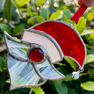 Stained Glass Santa/father Christmas Tree Decoration - Etsy