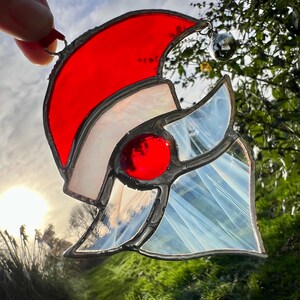 Stained Glass Santa/father Christmas Tree Decoration - Etsy