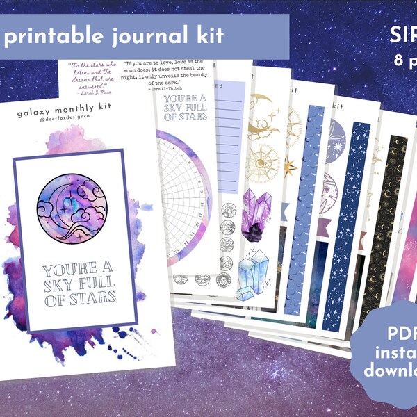 Galaxy Printable - Etsy