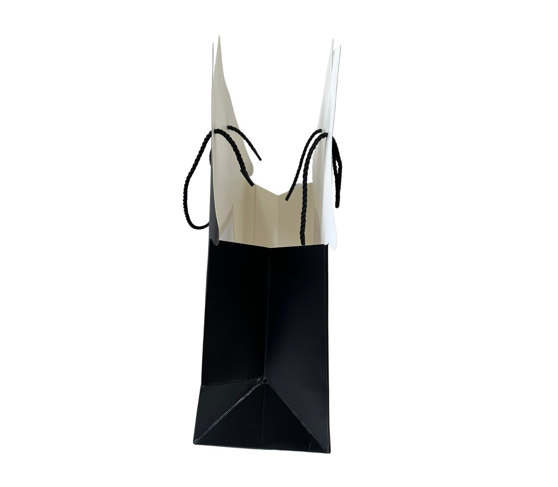 6 Luxury Black House Shaped Gift Bags - Housewarming Gift-gift From ...