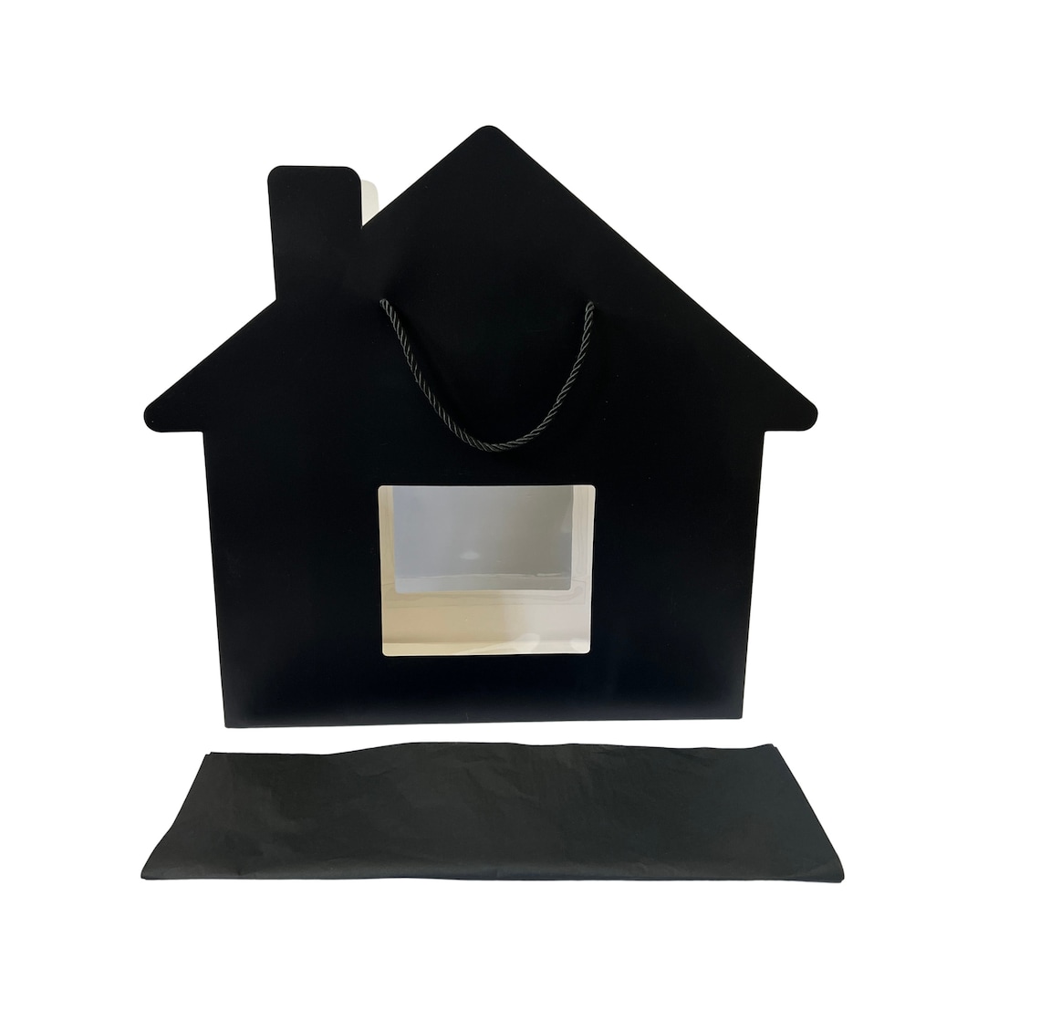 6 Luxury Black House Shaped Gift Bags Housewarming Gift-gift From ...