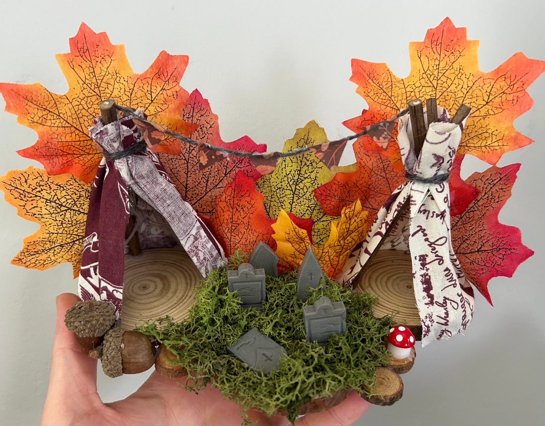 Autumn Wizard Camp Fairy House - Etsy