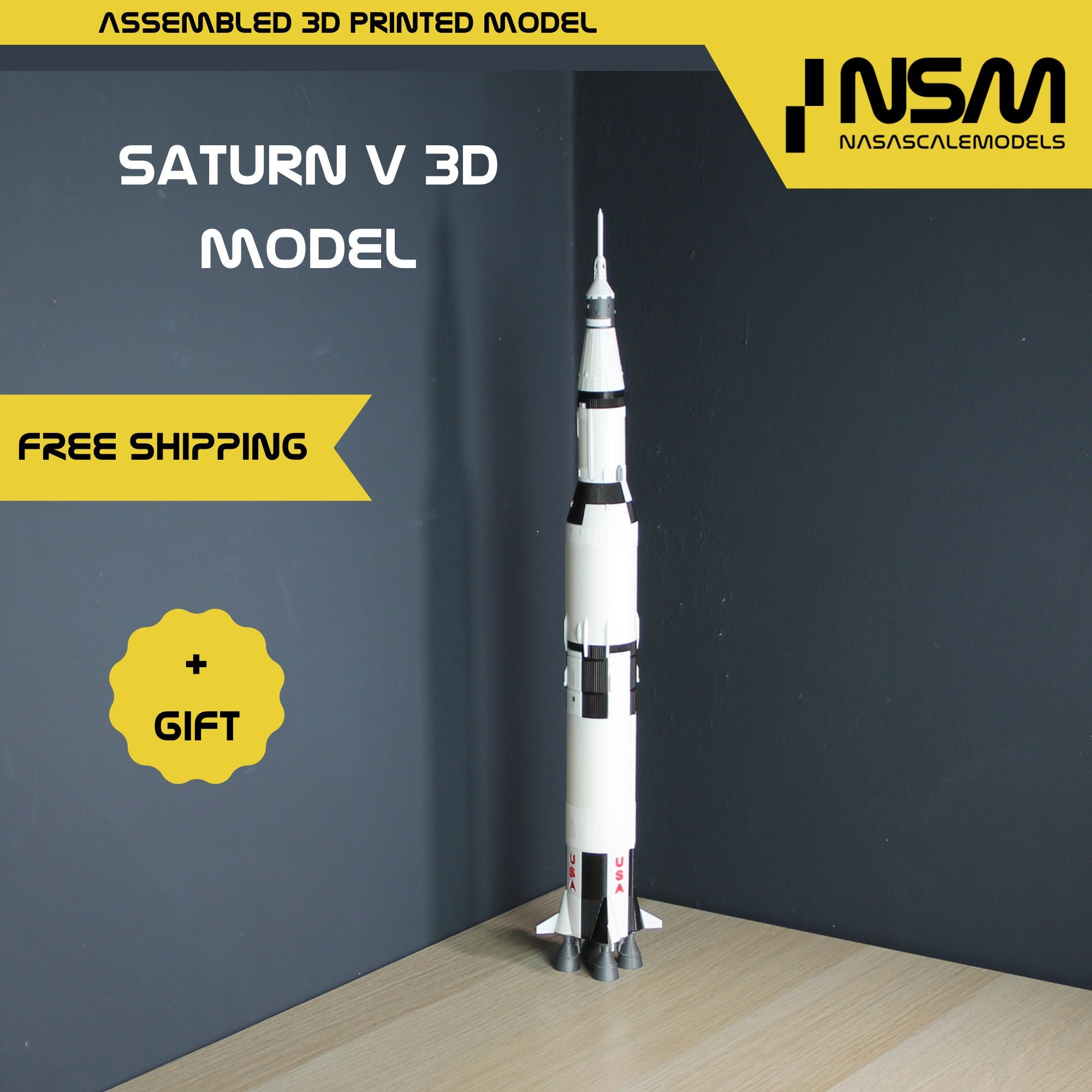 Apollo Nasa 3d Printed Model