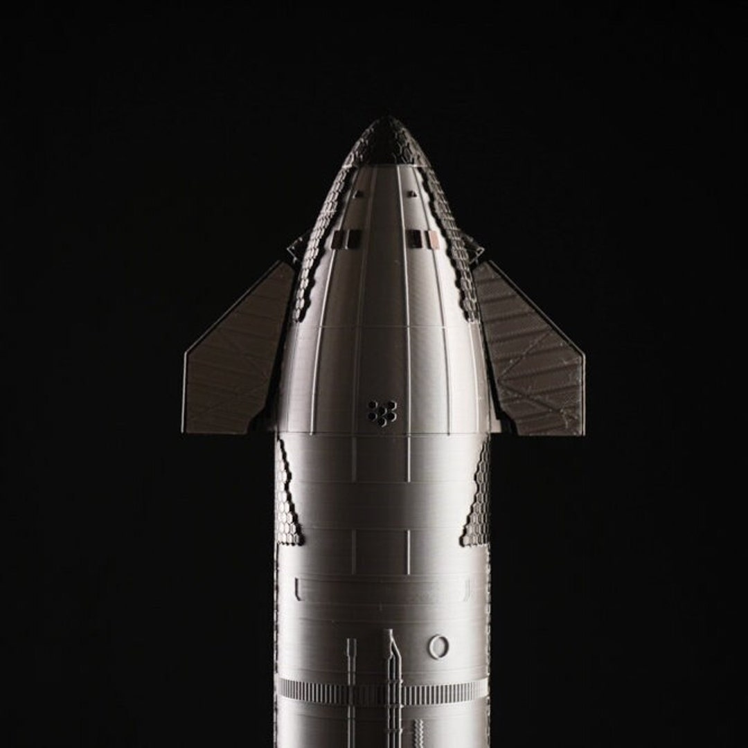 Starship SN28 IFT3 3D Printed Model 1:144 - Etsy