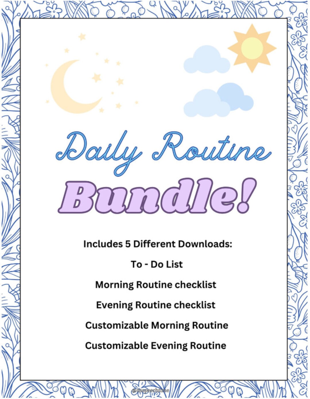 Morning and Evening Routines, To-do List Bundle for Kids, Can Be ...