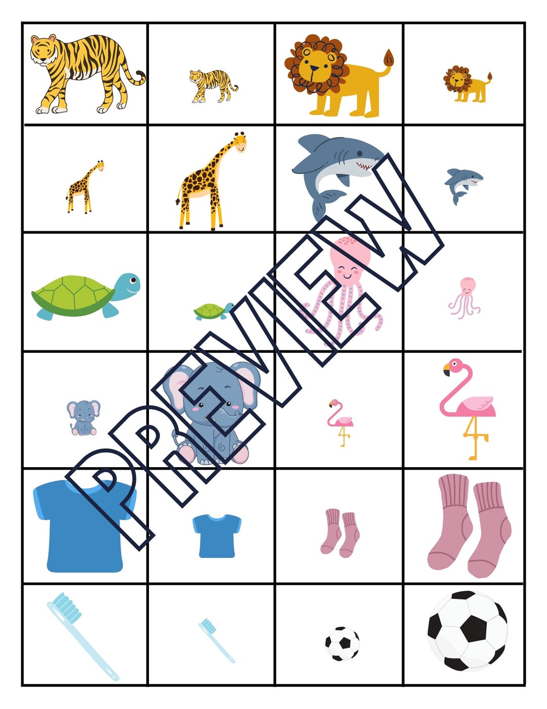 Opposites Flash Cards and Sorting Activity - Etsy