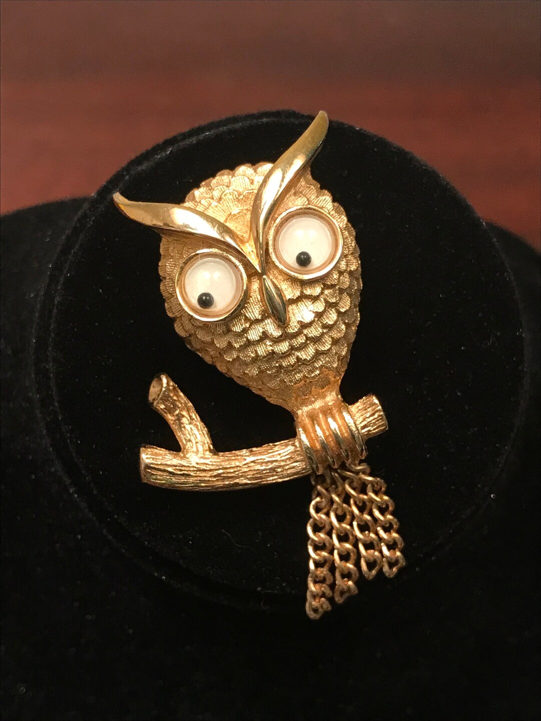 Vintage, Avon Owl Brooch, Pin With Googly Eyes - Etsy