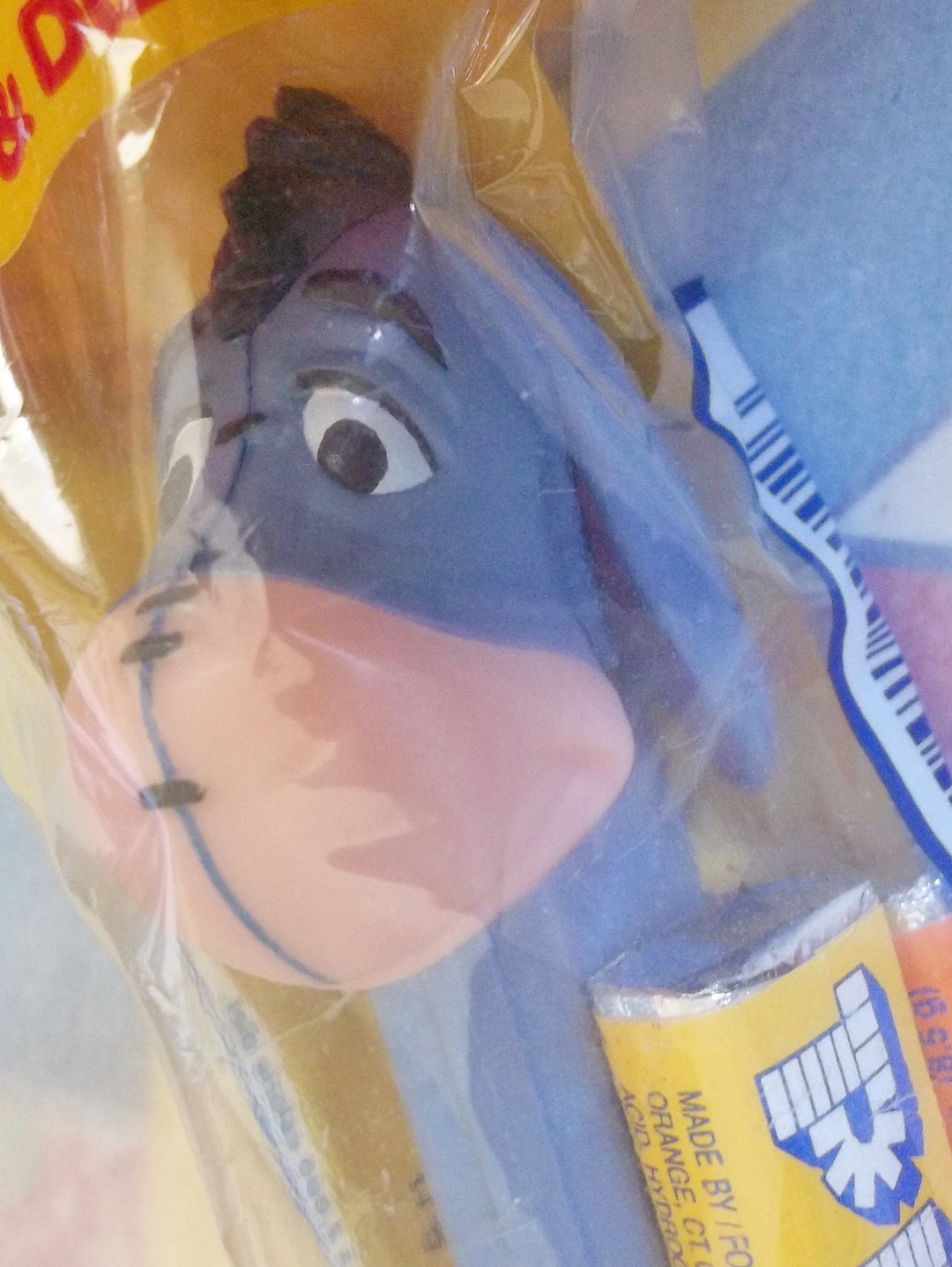 Vintage / PEZ Candy Dispenser / Eeyore With Stitches and Seam - Etsy