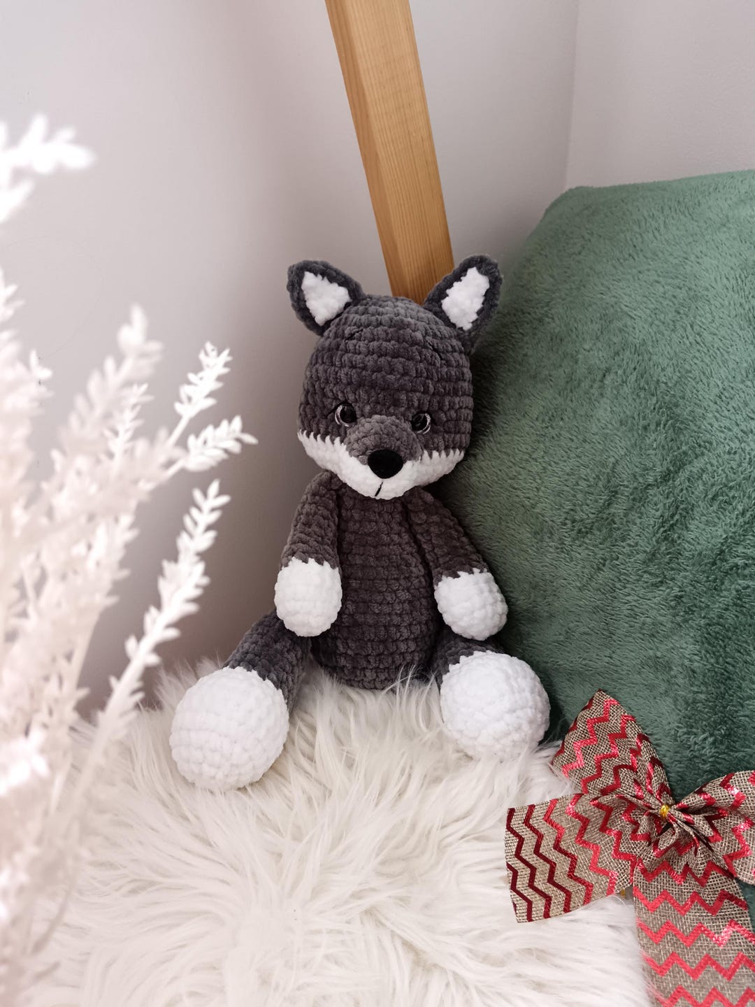 Lobo de crochet - Etsy España