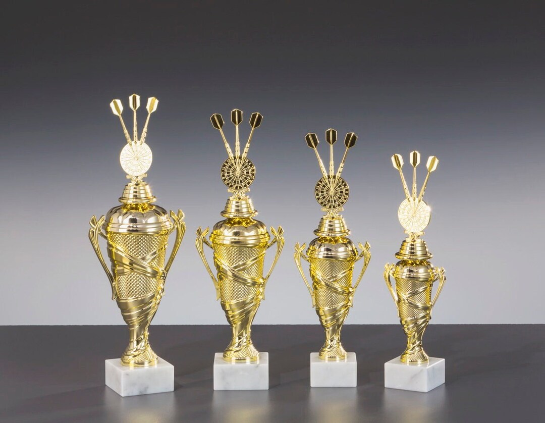 Figure Cup Dart, Plastic Figure, Series of 4 or Single Cup, Trophy ...