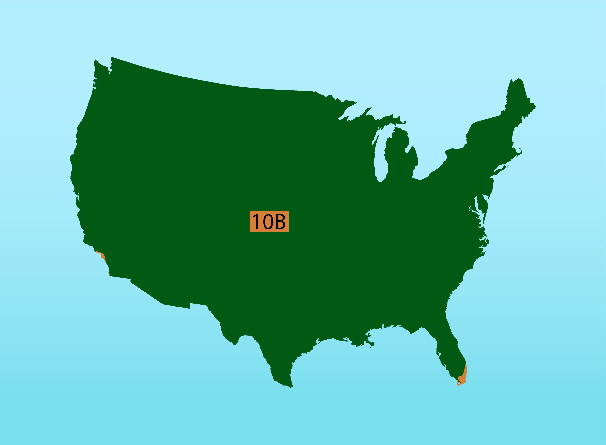 Food Growing Chart for Zone 10b Planting and Harvesting - Etsy