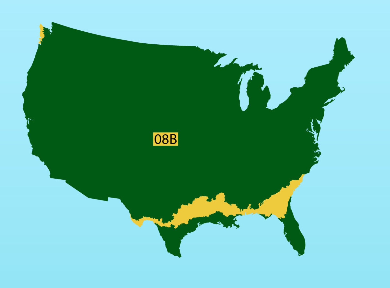 Zone 8b Planting Calendar, Unframed Poster 24 X 36 Inches, Food ...