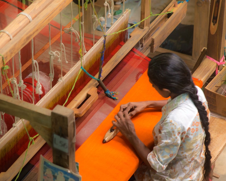 Handwoven Table Runner 100% Natural, Hand-dyed Cotton Miami Marmalade ...