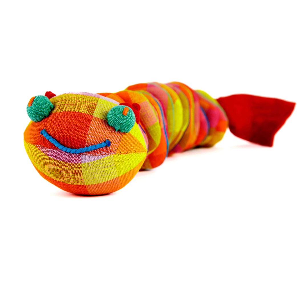 Caterpillar Cute Worm Toy, Handmade Animal Toy, Kids Birthday Gift Boy ...