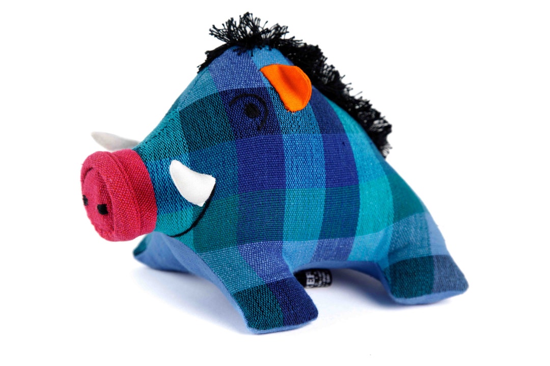 Boar Pig Toy, Handmade Animal Toy, Boar Pig With Tusks Toy, Kids ...