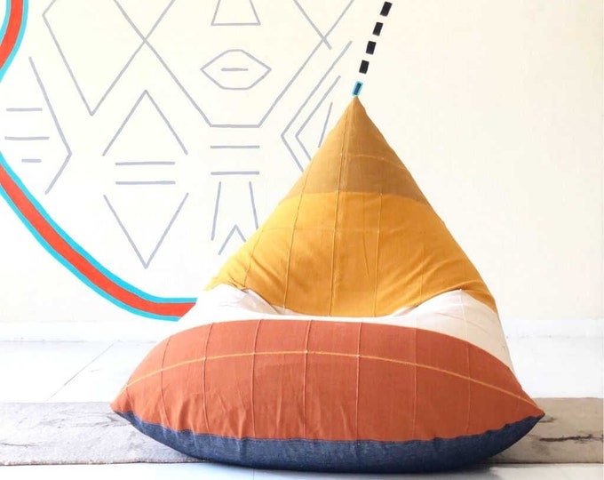 Bean Bag Chair Cover - Handmade, Ergonomic, for Adults, for Kids ...