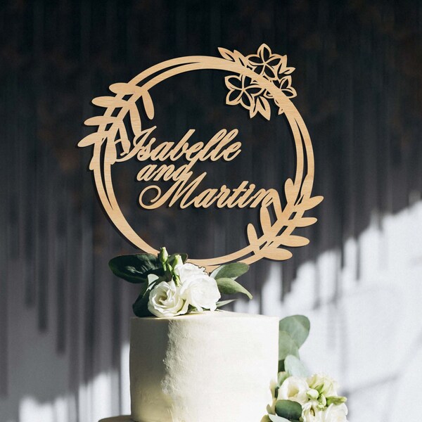 Wooden Wedding Cake Toppers - Etsy UK