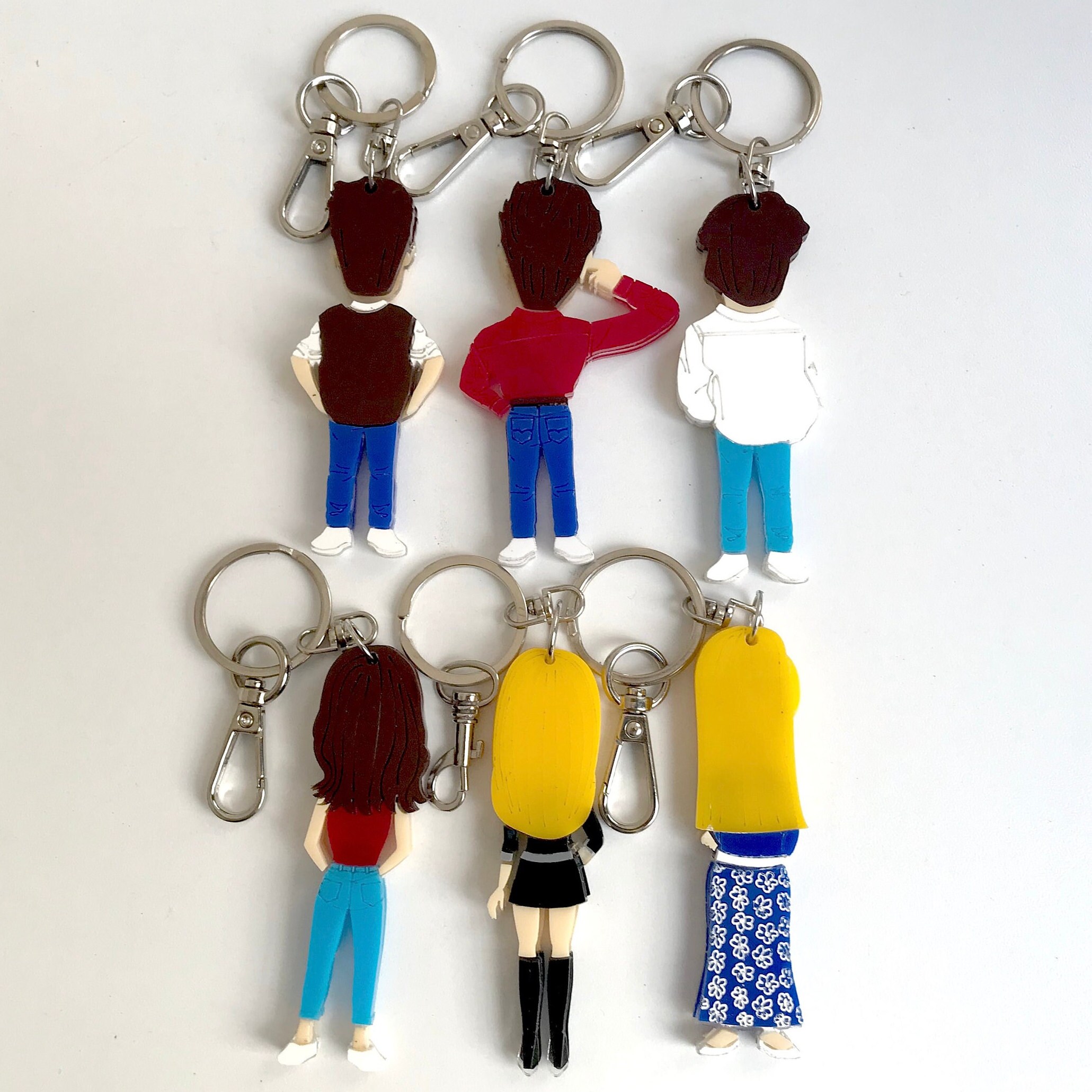 Friends TV Show Characters Keychain Keyring, Friends Inspired Gifts ...