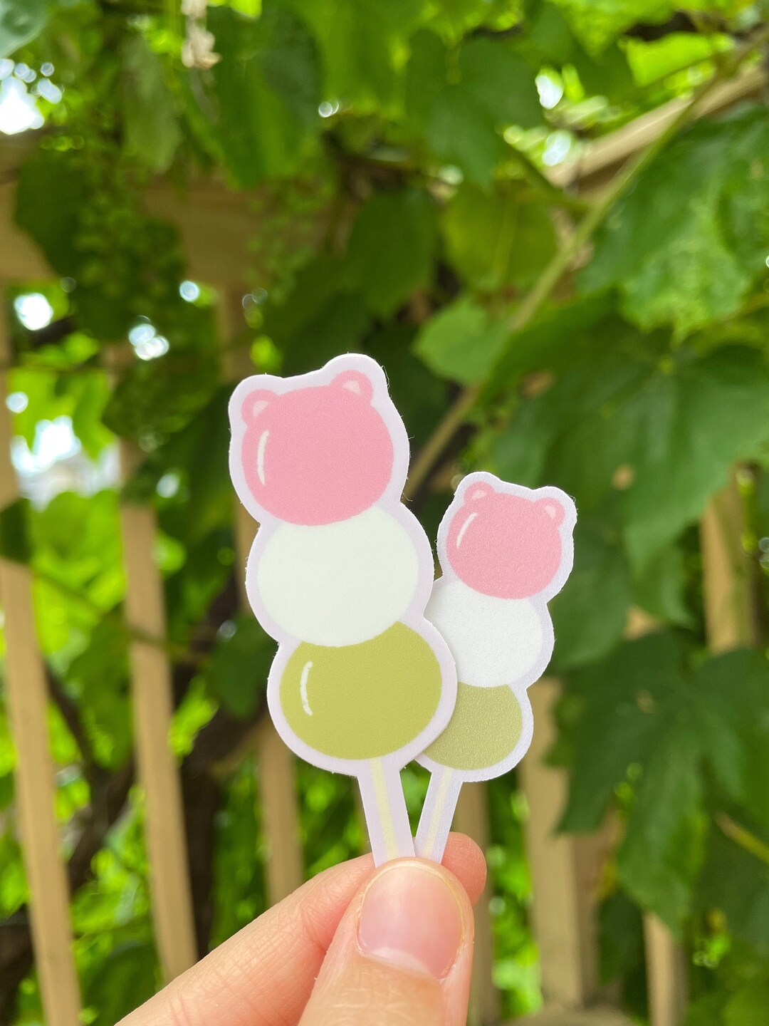 VINYL WATERPROOF Cute Bear Dango Sticker Animal Dango - Etsy Singapore