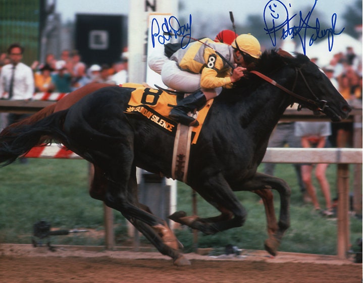 Sunday Silence / Easy Goer Preakness Photo #2 8x10 Double Signed and ...