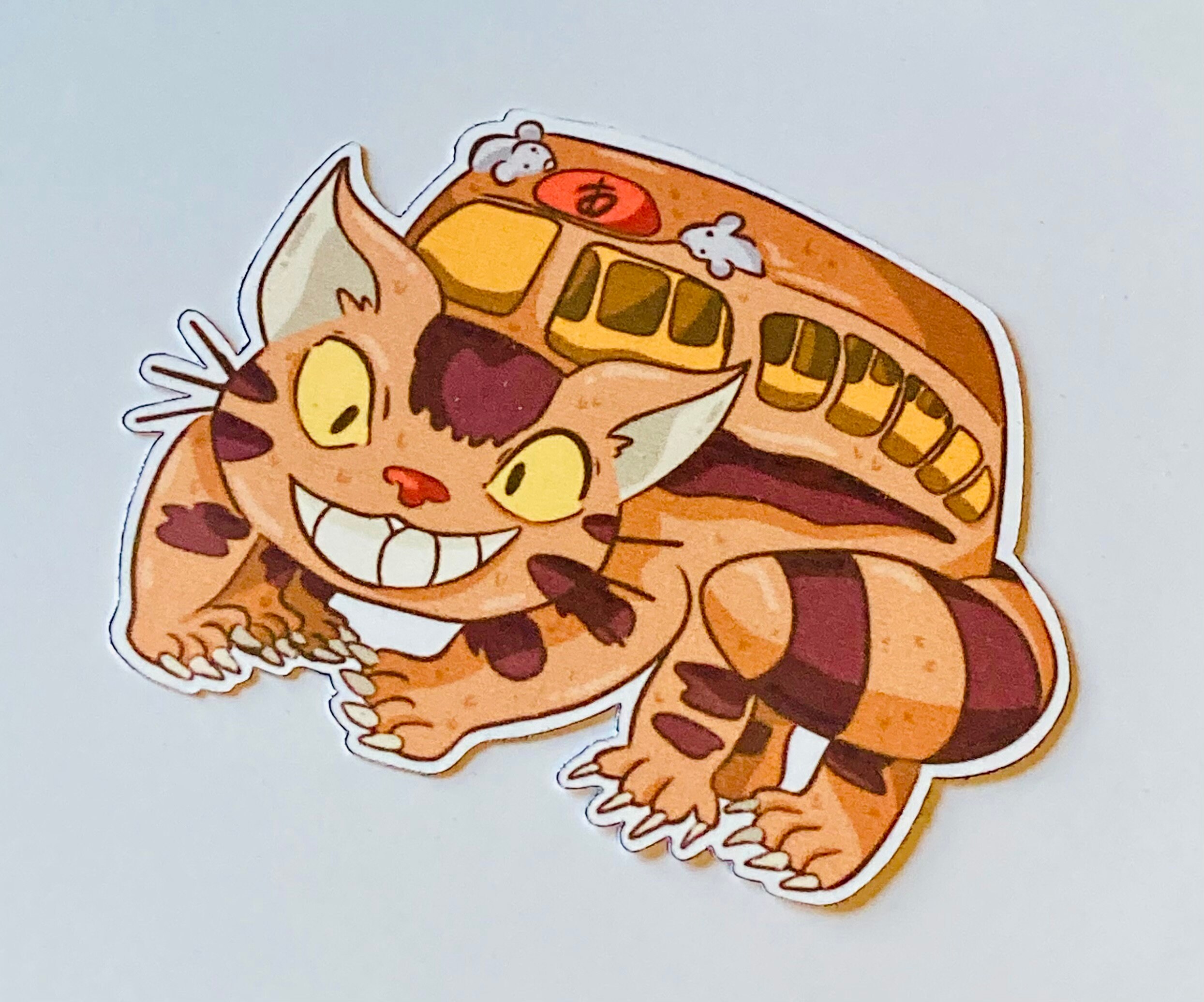 Catbus From My Neighbour Totoro Sticker - Etsy