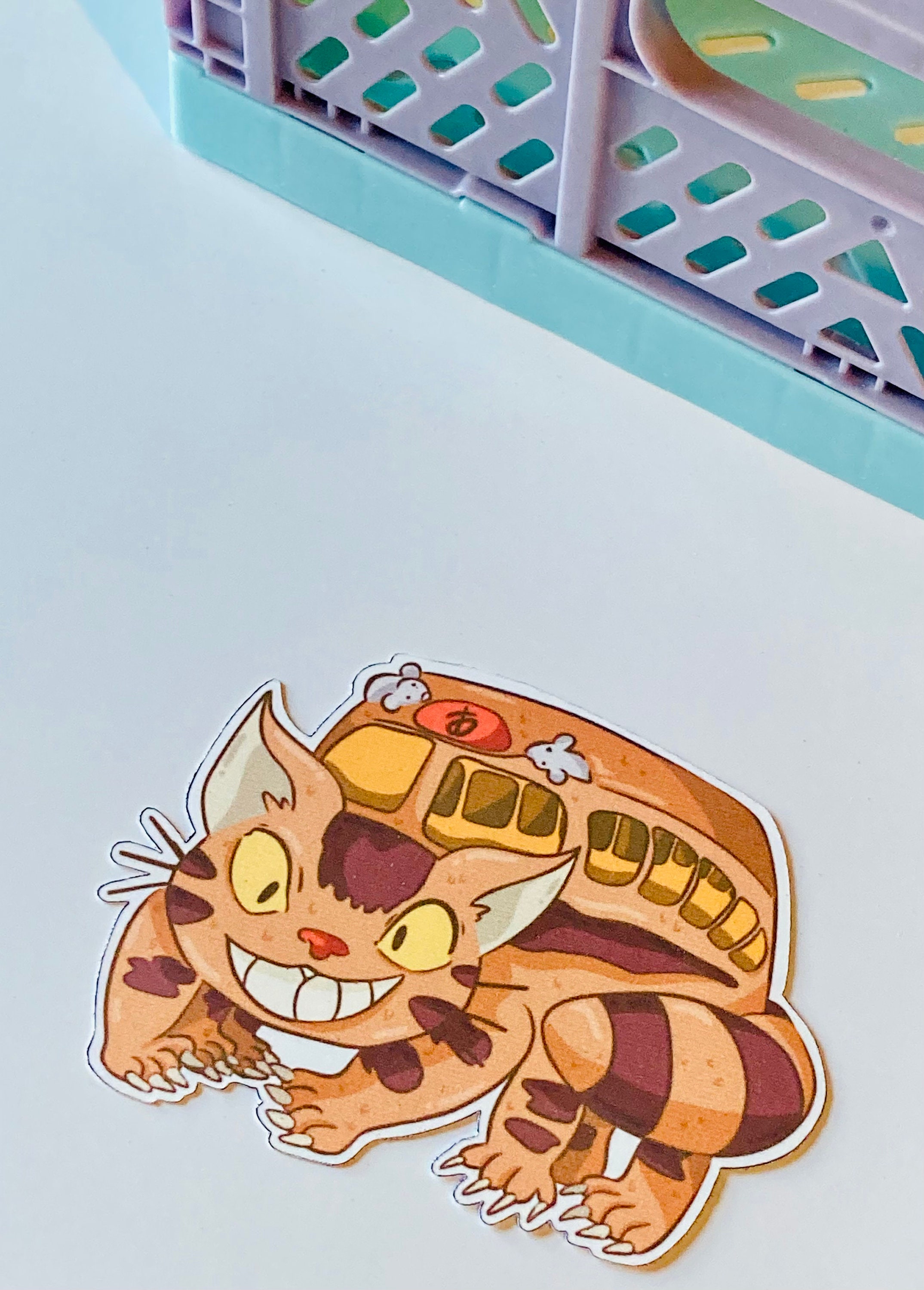 Catbus From My Neighbour Totoro Sticker - Etsy