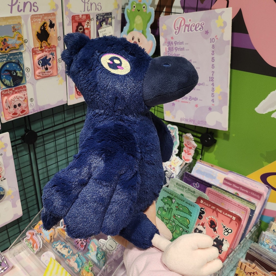 Crow Plushie | Soft Cuddly Crow Toy | Crow Teddy - Etsy