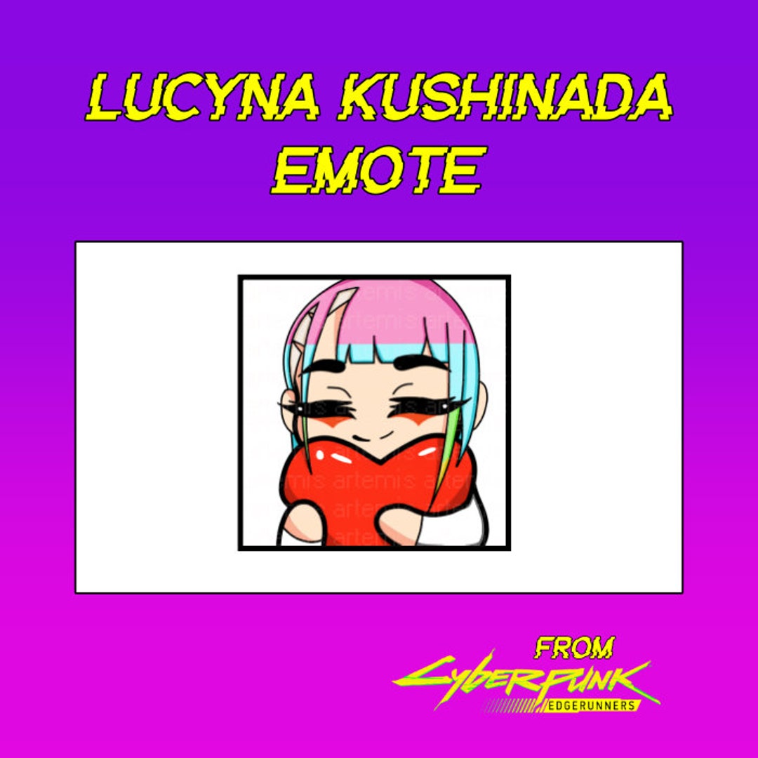 Lucy Heart Emote Cyberpunk Edgerunners - Etsy