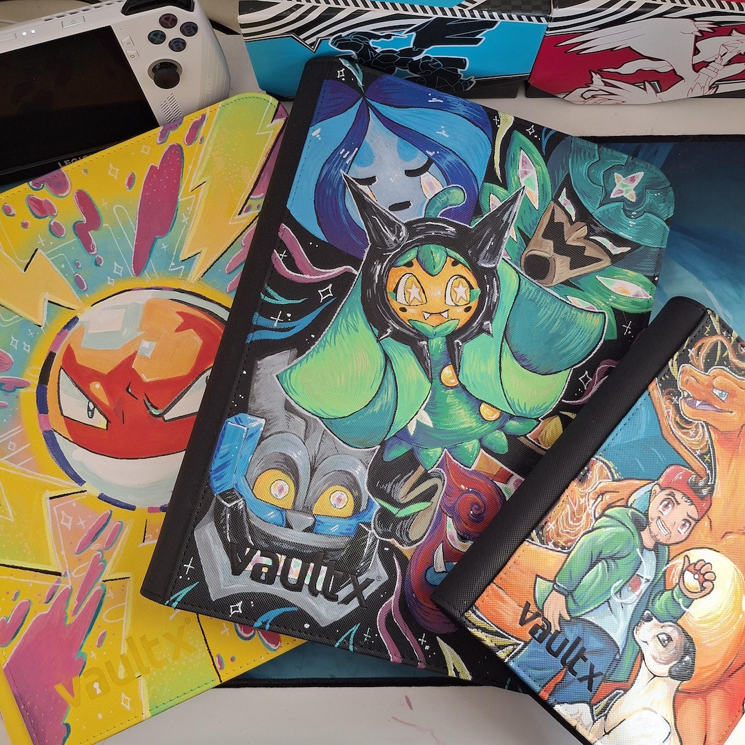 Custom Hand Painted Vault X Binders - Etsy UK