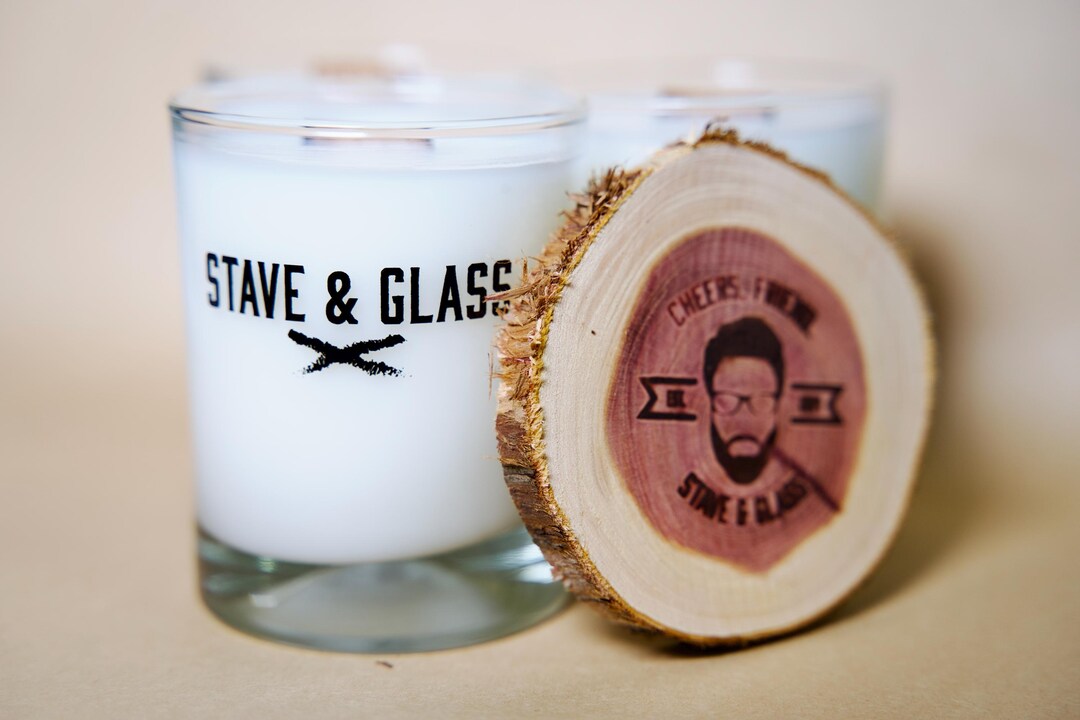 Stave & Glass Velvet Oak Candle - Etsy