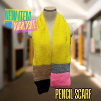 Pencil Scarf, Teacher Scarf - Etsy