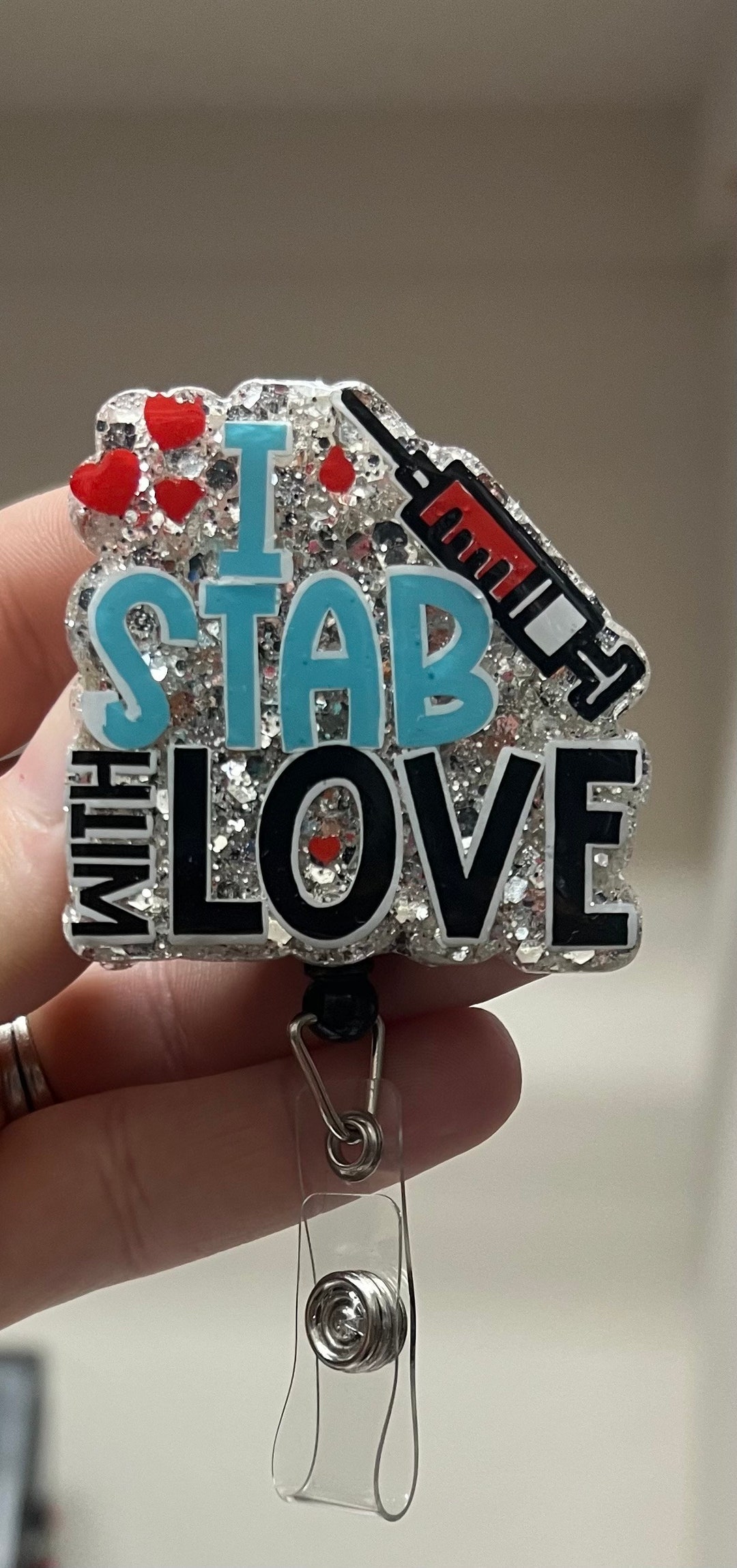 Medical/phlebotomy Badge Reel - Etsy