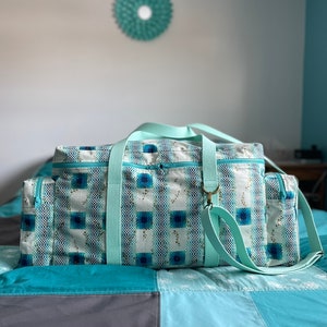 Duffle Bag - 2 Sizes- PDF Sewing Pattern- Intermediate Sewing Project ...