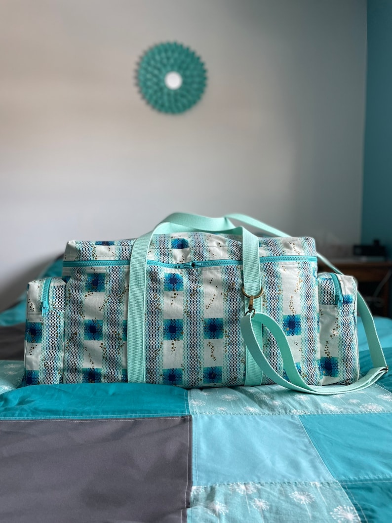 Duffle Bag - 2 Sizes- PDF Sewing Pattern- Intermediate Sewing Project ...