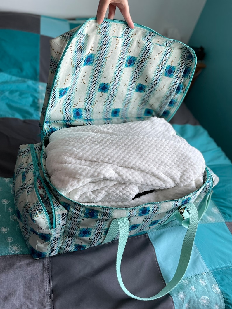 Duffle Bag - 2 Sizes- PDF Sewing Pattern- Intermediate Sewing Project ...