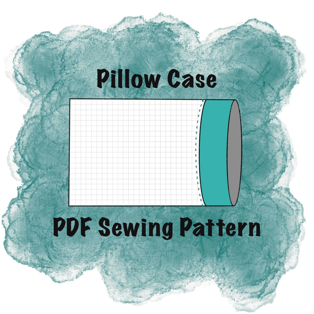 Pillow Case - PDF Sewing Pattern - Beginner Sewing Project - Digital ...